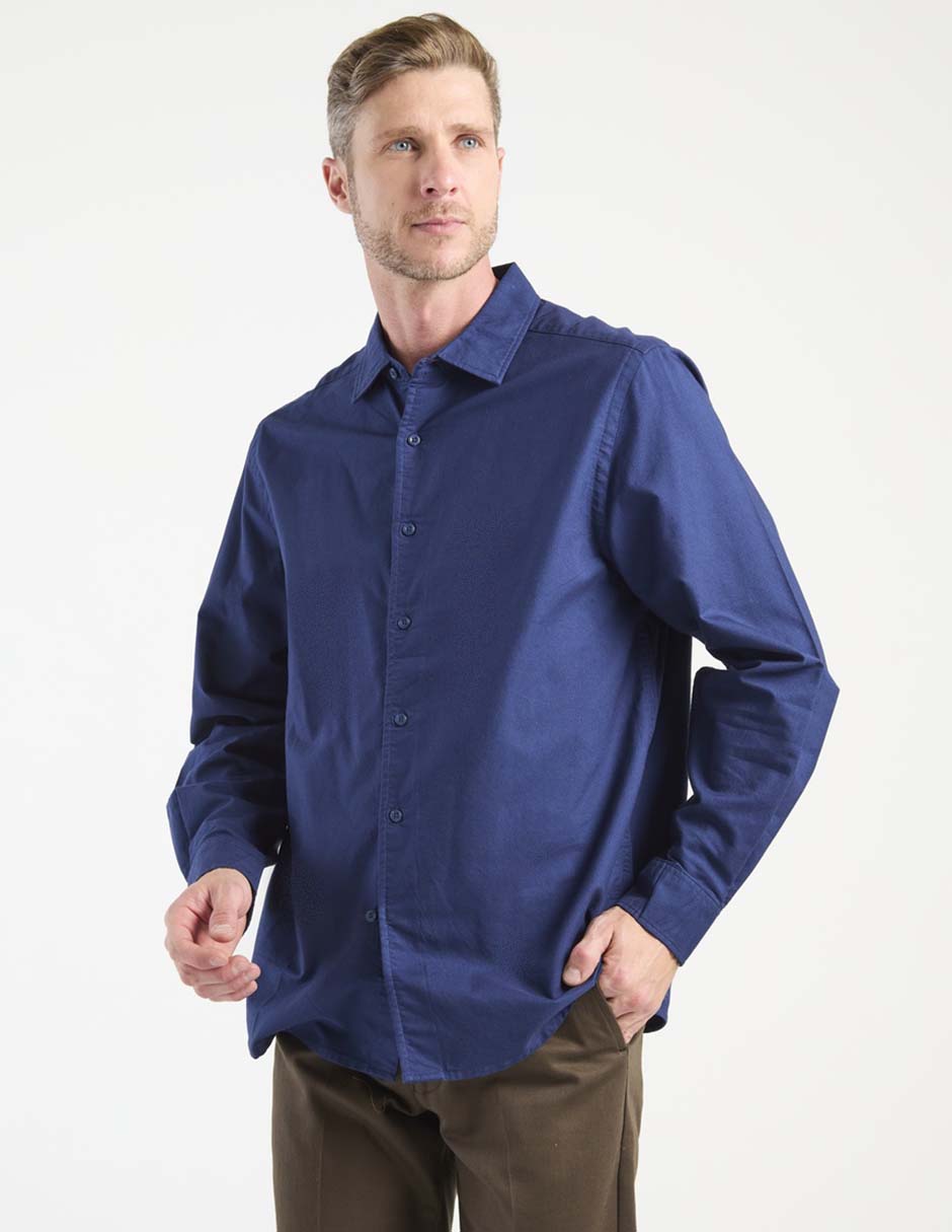 Camisa Weekend manga larga para hombre