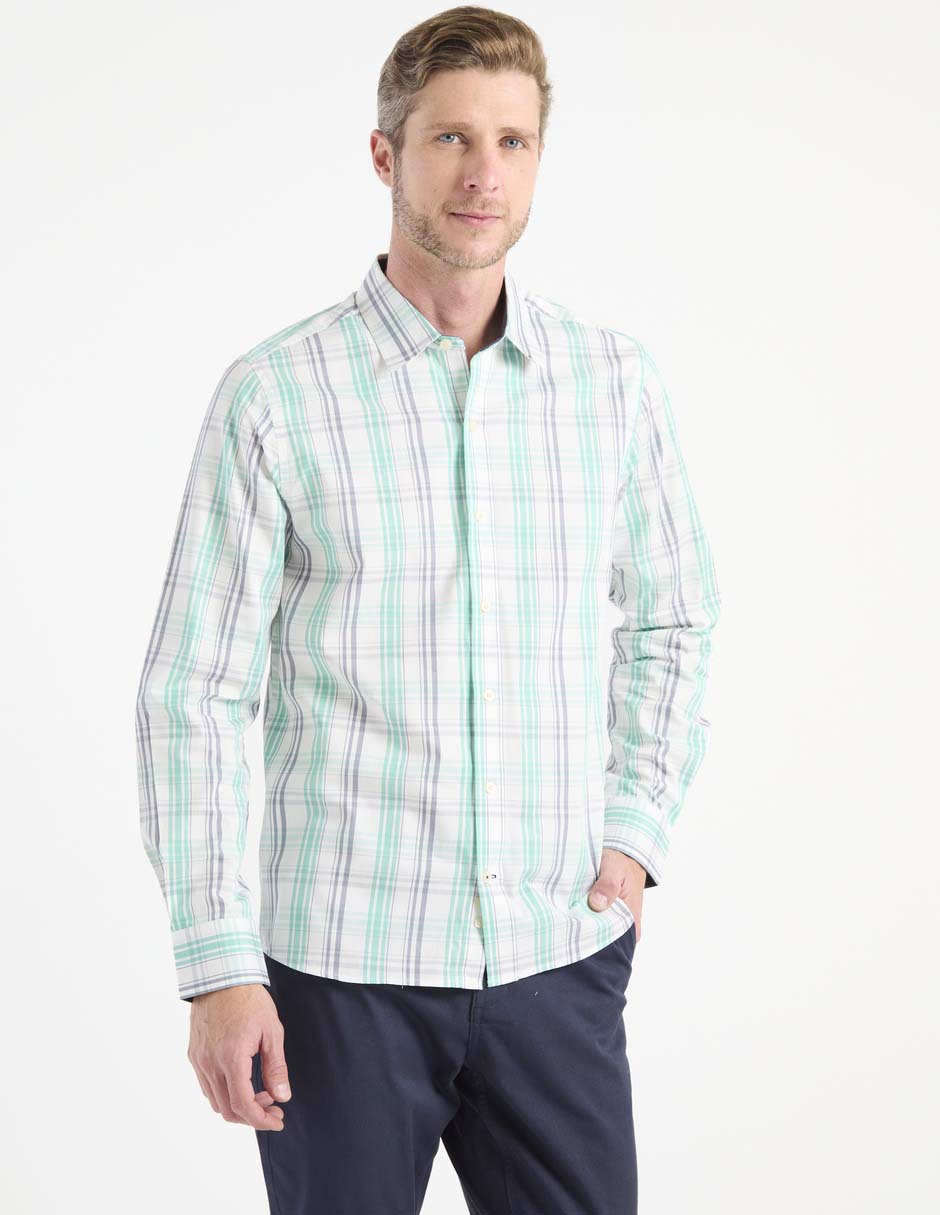 Camisa casual Weekend manga larga para hombre